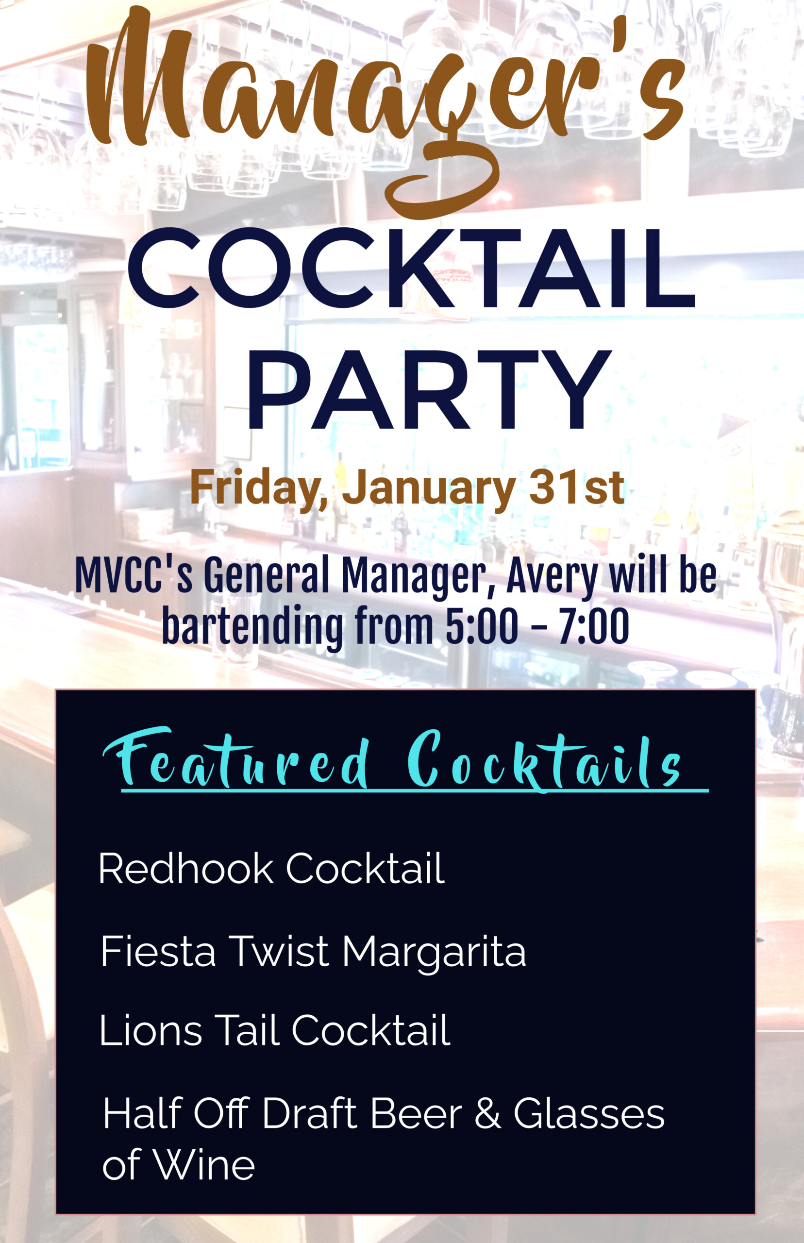 Manager's Cocktail Party - Mount Vernon Country Club | Mount Vernon, Ohio